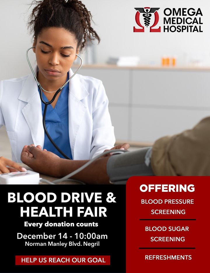 Blood Drive & Health Fair – Omega Medical